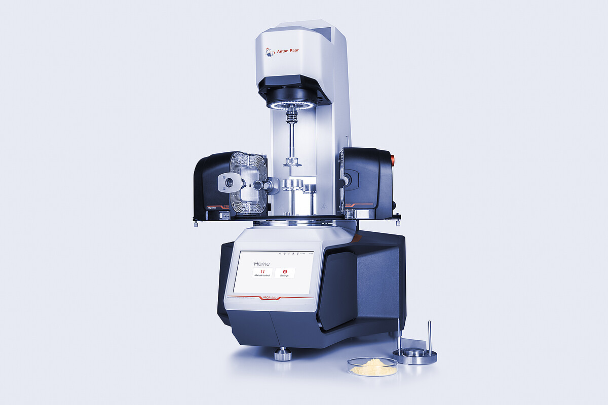 Configurations de rhéomètre MCR pour : rhéométrie des poudres | Anton Paar