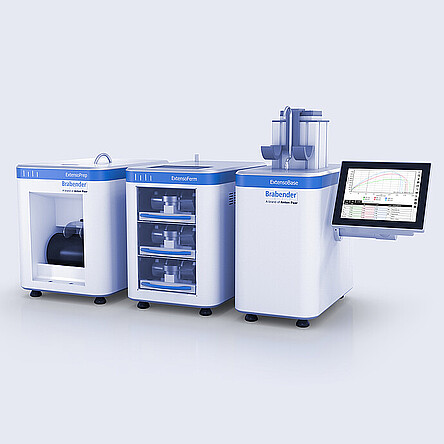 Dough Processing and Baking Behavior Analyzer: Brabender ExtensoGraph ...
