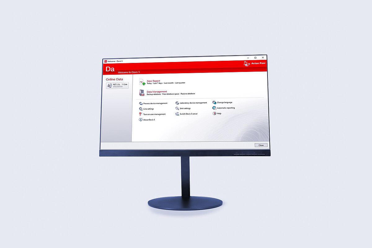 Data Acquisition and Visualization Software: DAVIS 5 | Anton Paar