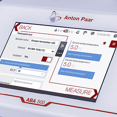 Abel Flash Point Tester: ABA | Anton Paar