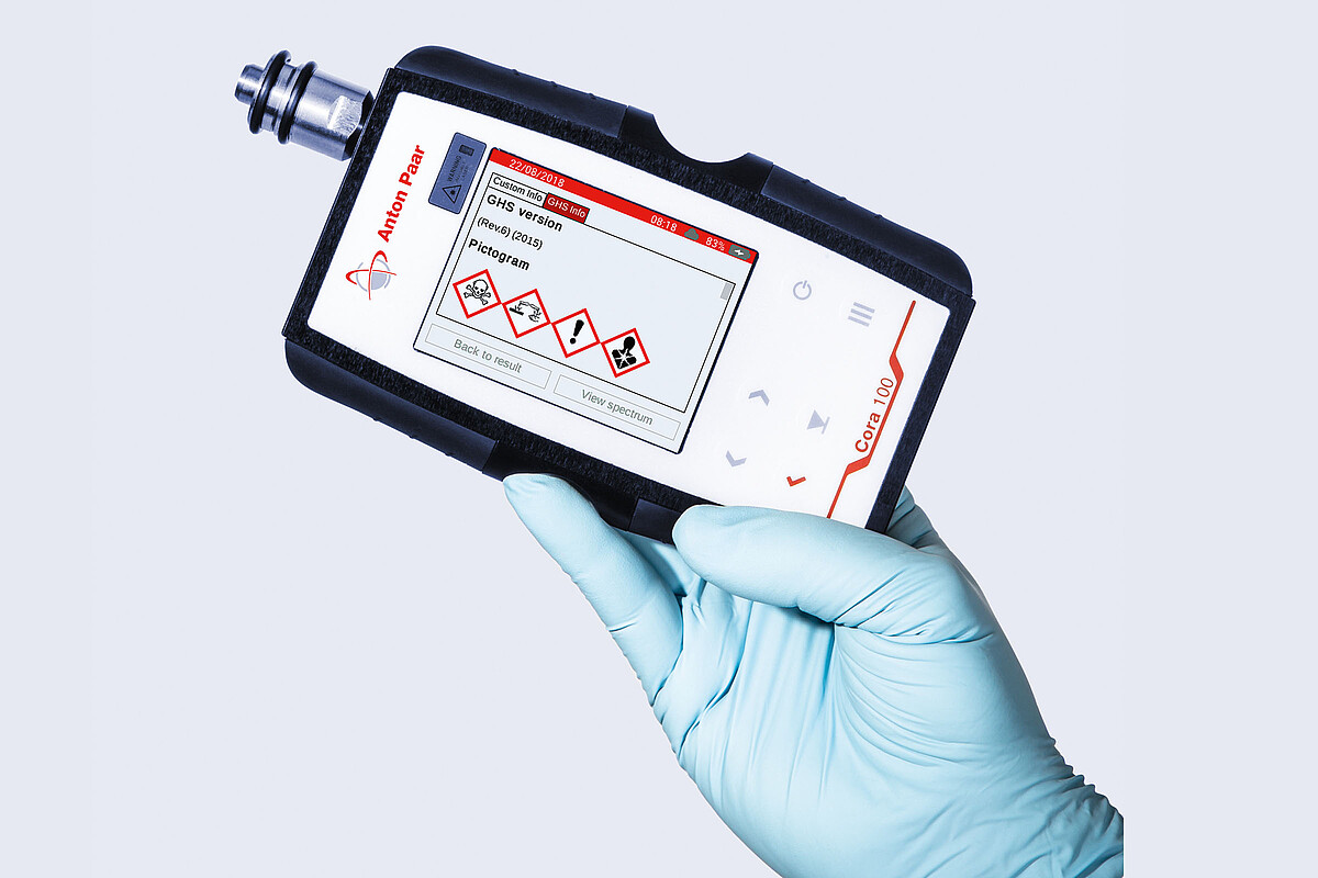 Espectrómetro portátil Raman: Cora 100 | Anton Paar