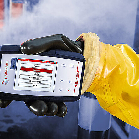 Handheld Raman spectrometer: Cora 100 | Anton Paar