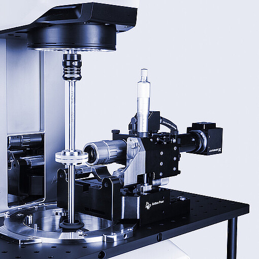 Option for a Rheometer with two EC Drives: Rheo-Microscopy Setup ...