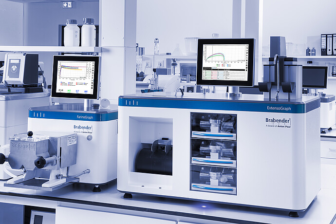 Dough Processing and Baking Behavior Analyzer: Brabender ExtensoGraph ...