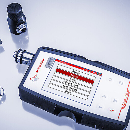 Handheld Raman spectrometer: Cora 100 | Anton Paar