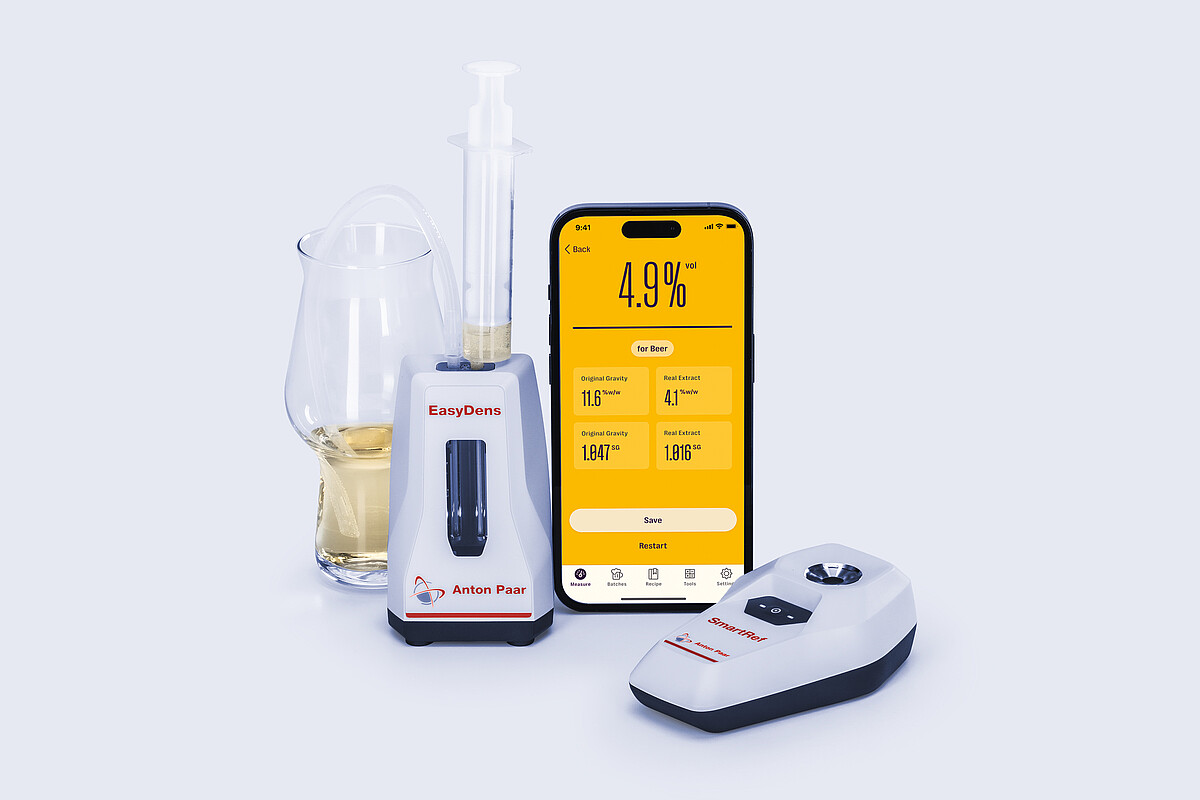 Alcohol Analyzing Bundle: EasyDens and SmartRef Combo | Anton Paar