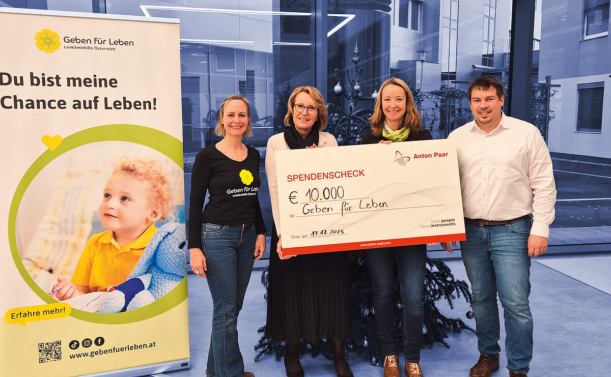 Christmas Donation in the Spirit of Hope and Health | Anton Paar