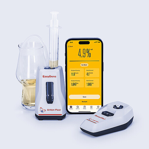 Alcohol Analyzing Bundle: EasyDens and SmartRef Combo | Anton Paar