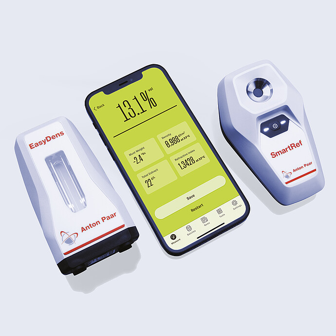 Alcohol Analyzing Bundle: EasyDens and SmartRef Combo | Anton Paar