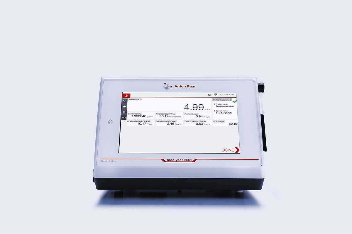 Laboratory Alcohol Meter: Alcolyzer | Anton Paar